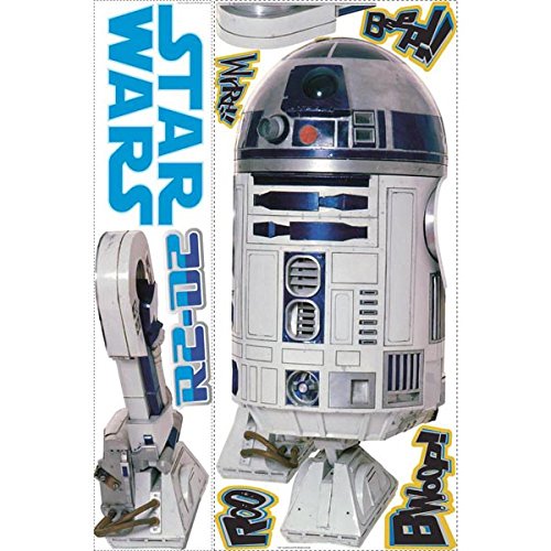 RoomMates Star Wars Classic R2-D2 Peel and Stick Giant Wall Decal