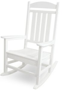 polywood r100wh presidential rocking chair, white