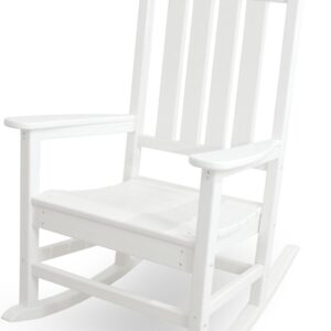 POLYWOOD R100WH Presidential Rocking Chair, White