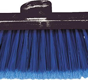 Carlisle FoodService Products 3685314 Duo-Sweep Light Industrial Broom Head, 4" Long Blue Synthetic Bristles, 13" W x 7" H Overall