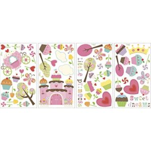 RoomMates RMK1605SCS Happi Cupcake Land Peel and Stick Wall Decals