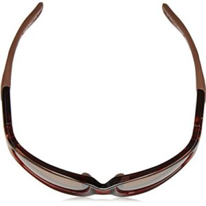 Crossfire 2117 Infinity Premium Safety Glasses, HD Brown Mirror Lens - Brown Frame