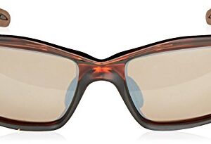 Crossfire 2117 Infinity Premium Safety Glasses, HD Brown Mirror Lens - Brown Frame