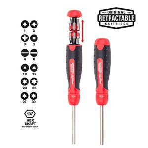 MegaPro 211R1C36RD 1" 13-In-1 Ratcheting Automotive Driver Bits in Red