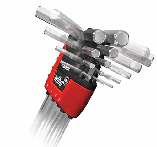 Wiha 66996 ErgoStar Ball End Hex L-Key, 9-Piece Set