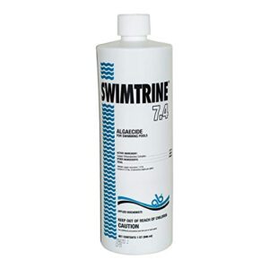 applied biochemists 405103a swimtrine 7.4 swimming pool algaecide & deposit control, 32 fl. oz