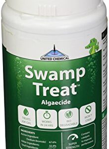 United Chemicals SWAM-C12 Swamp Treat Pool Algae Eliminator, 1-Pound