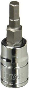 titan 15604 1/4-inch drive x 4mm hex bit socket