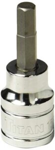 titan 15606 3/8-inch drive x 6mm hex bit socket