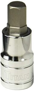 titan 15611 1/2-inch drive x 11mm hex bit socket