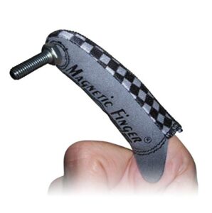 magnetic finger the original magnetic finger glove - hold & retrieve any small ferrous metal object with precise control - convenient magnetic pickup tool ideal for tight spots at home or on the job