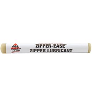 zipper-ease zipper lubricant stick for lubricating and protecting all zippers - ideal for backpacks, tents, jackets, boat canvases, and more (0.43 oz)