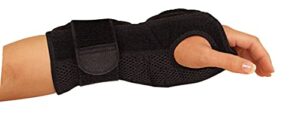 mueller mueller sports medicine night support wrist brace for sleeping, black, one size fits most