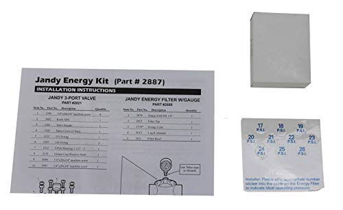 Jandy 2888 Ray-Vac Pro Series Energy Element Filter Kit with Gauge Complete Part