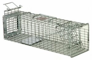 safeguard model 52818 live cage trap rear release 18" x 5" x 5" for squirrels, rats, muskrats