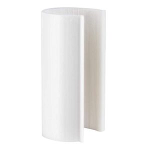 snap clamp 1/2 inch x 4 inches wide for 1/2 pvc pipe white 10 per bag