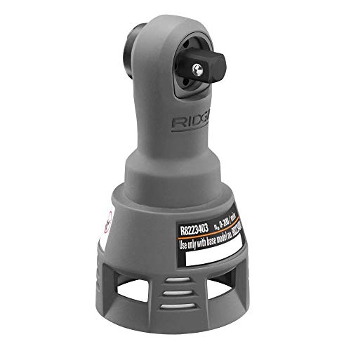 RIDGID R8223403 12v Lithium-ion Jobmax Ratchet Head (Tool Only; Power Handle, Battery and Charger Not Included)