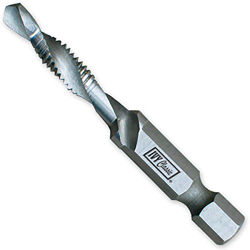 IVY Classic 06002 6-32NC Combo Drill/Tap Bit, M2 High-Speed Steel, 1/Card