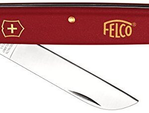 FELCO Grafting & Garden Pruning Knife (3.90 50) - Light Weight All-Purpose Knife with Straight Blade, red, 2.25-inches (V39050)