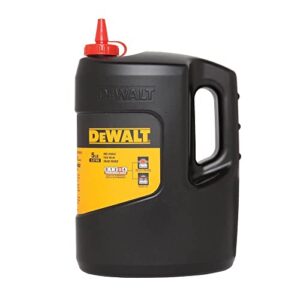 dewalt dwht47059 5-pound chalk, red