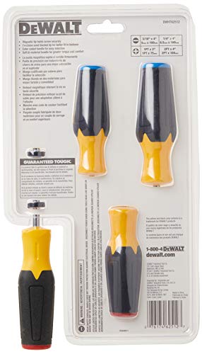 DEWALT Screwdriver Set, 4 Piece (DWHT62512) , Black