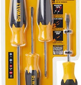 DEWALT Screwdriver Set, 4 Piece (DWHT62512) , Black