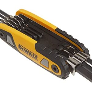 DEWALT DWHT70263M Folding Locking Hex Key Set, MM