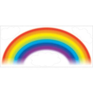 RoomMates RMK1629GM Over The Rainbow Peel and Stick Giant Wall Decal