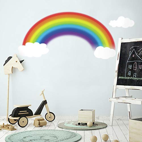 RoomMates RMK1629GM Over The Rainbow Peel and Stick Giant Wall Decal