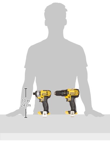 DEWALT 20V MAX Impact Driver and Drill Combo Kit (DCK280C2)