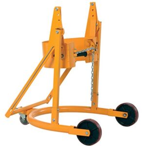 Vestil DCR-110-55 Manual Drum Carrier/Rotator, 36-1/2" Length, 34-1/2" Width, 42" Height, 800 lbs Capacity