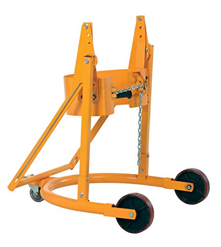 Vestil DCR-110-55 Manual Drum Carrier/Rotator, 36-1/2" Length, 34-1/2" Width, 42" Height, 800 lbs Capacity