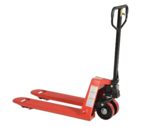 vestil pm5-2036 full featured pallet truck, 5500 lbs capacity, 36" length x 20" width fork