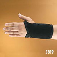 5819l orthosis wrist modabber perforated neoprene standard left blk part# 5819l by hely & weber qty of 1 unit