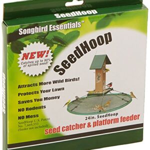 Songbird Essentials SEIA30024 Seed Hoop Seed Catcher & Platform Feeder