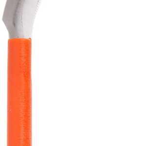 Zenport K208P Harvest Sickle with Plastic Handle, Light Serration, 6.5-Inch Stainless Steel Blade , Orange