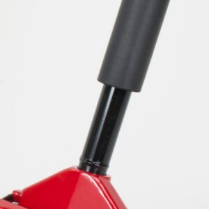 Blackhawk B6350 Black/Red Fast Lift Service Jack - 3.5 Ton Capacity, 28 1/2" L x 13 3/4" W x 6 1/2" H