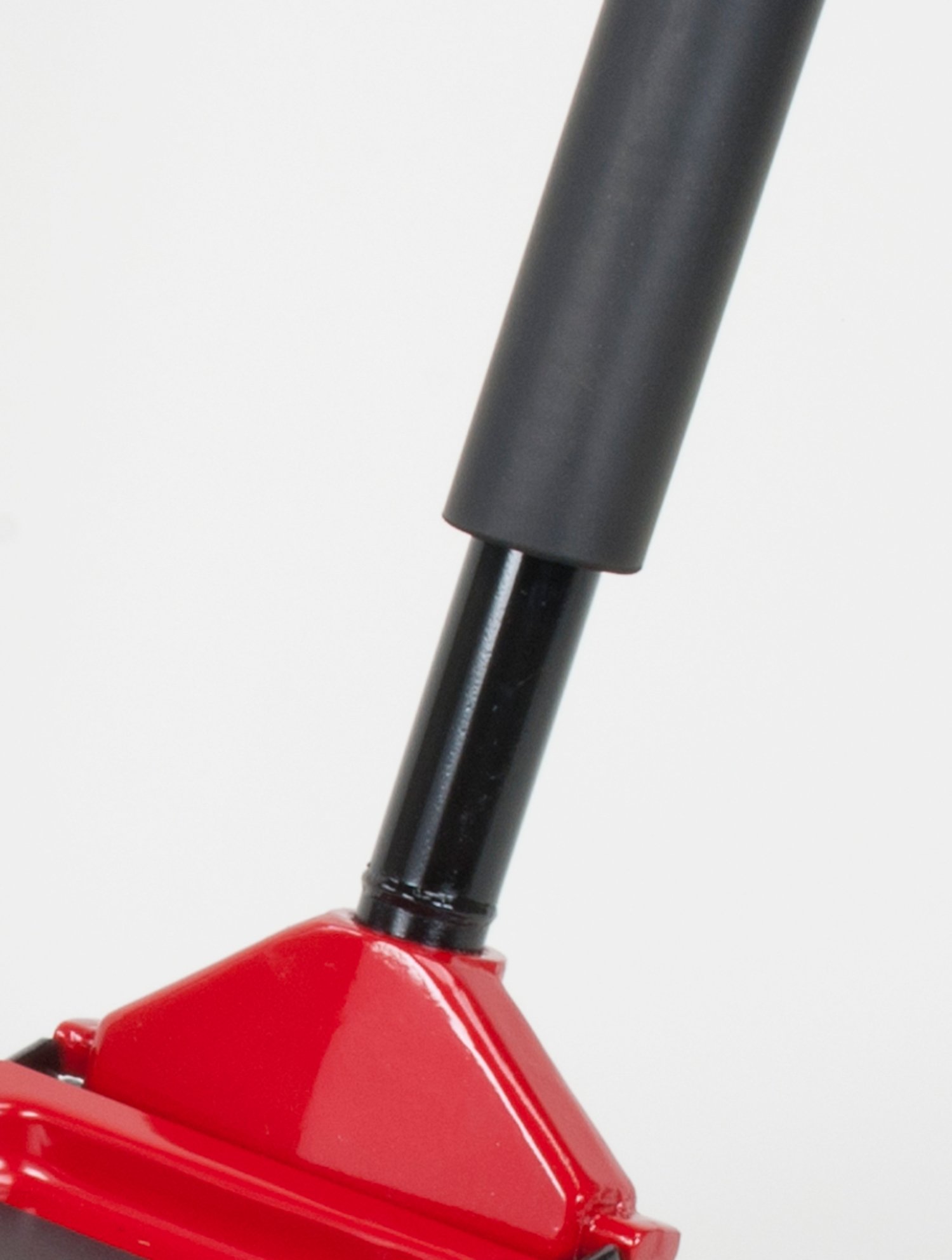 Blackhawk B6350 Black/Red Fast Lift Service Jack - 3.5 Ton Capacity, 28 1/2" L x 13 3/4" W x 6 1/2" H