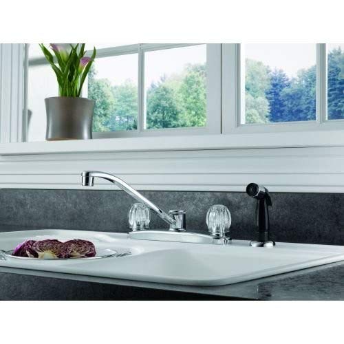 Peerless P225LF Classic Two Handle Kitchen Faucet, Chrome