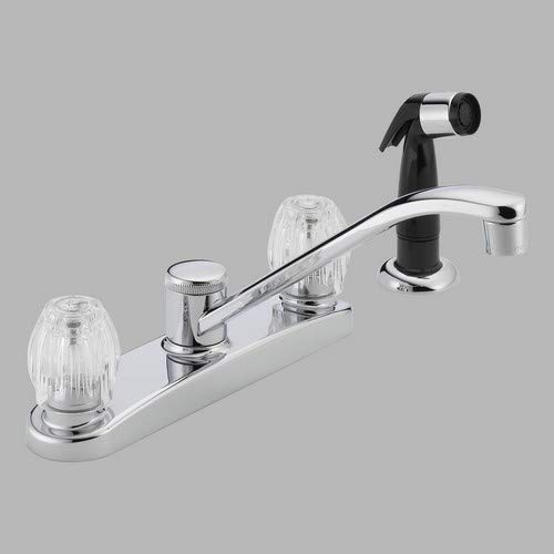 Peerless P225LF Classic Two Handle Kitchen Faucet, Chrome