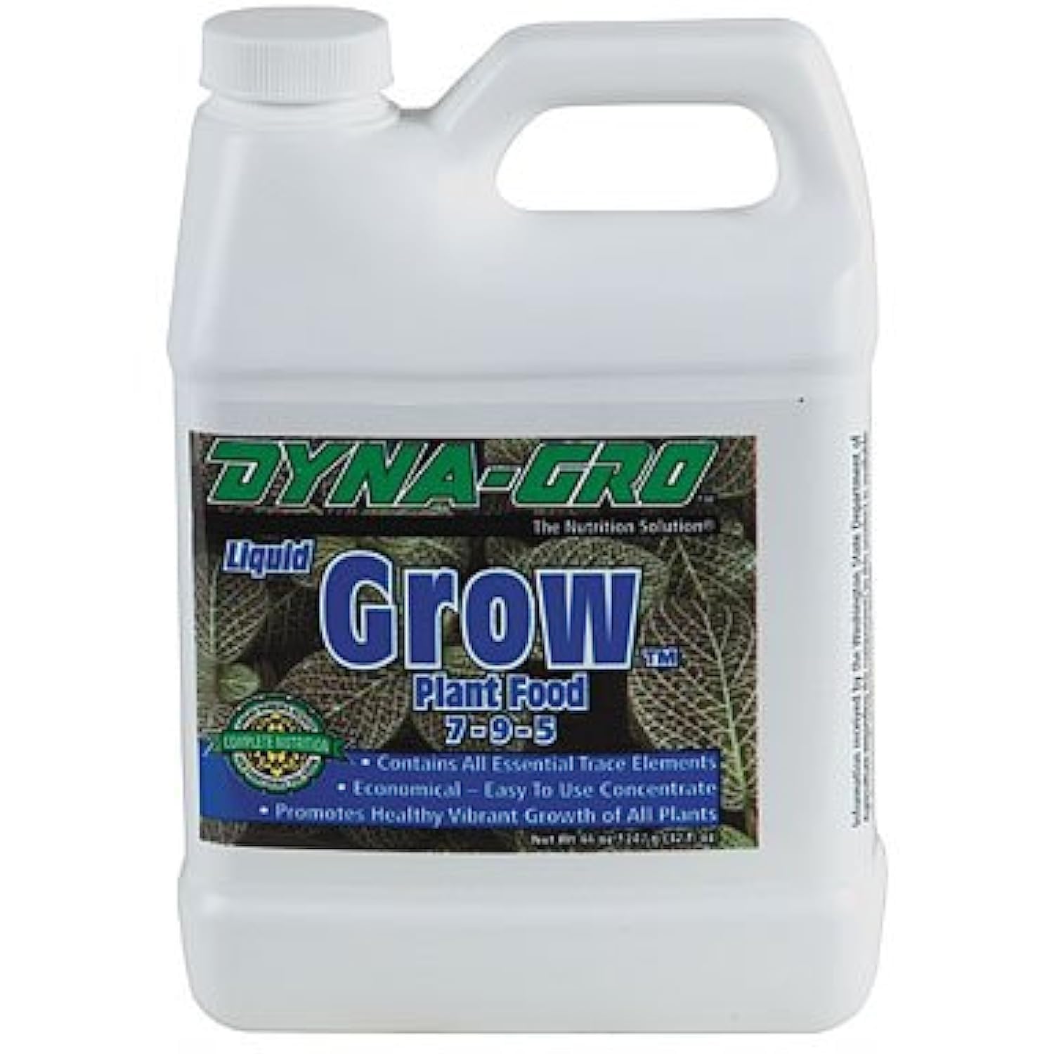 Dyna-Gro 719000 Grow 1 qt Plant Food, 1 Quart, 32 oz