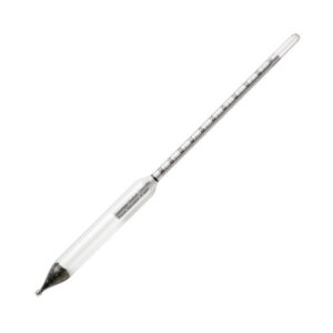 h-b instrument b61809-0100 plain-form glass hydrometer, 0 to 26.5% salt by weight/0.5% div