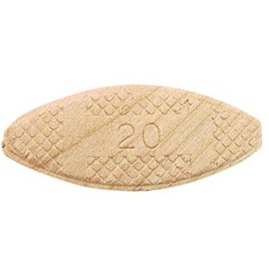 Milescraft 5336 #20 Biscuits in a Bottle (85 pc.) - For use in Wood Joining, Woodworking, and Crafting. Works with Standard Biscuit Joiners. – Size #20