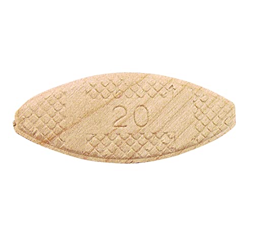 Milescraft 5336 #20 Biscuits in a Bottle (85 pc.) - For use in Wood Joining, Woodworking, and Crafting. Works with Standard Biscuit Joiners. – Size #20