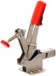 bessey stc-hh70 horizontal auto-adjust toggle nickel plated clamp, silver