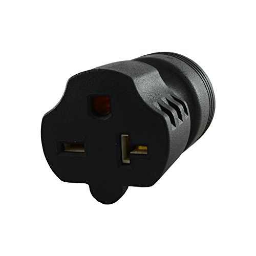 Conntek 30125 L6-20P to 6-15/20R Plug Adapter, 20 Amps 250 Volt , Black