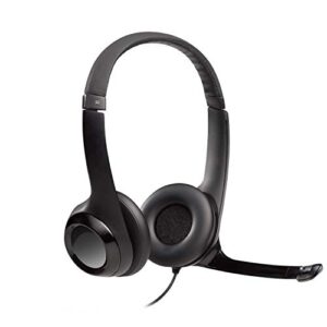 logitech clearchat comfort/usb headset h390 (black)