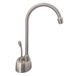 westbrass d271-nl-07 velosah 9" 1-handle hot water dispenser faucet (tank sold separately), satin nickel