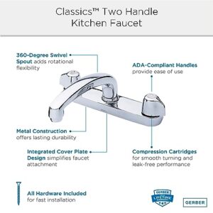 Gerber Two Handle Kitchen Faucet G0042416