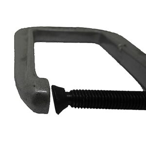 Wilton 252 Deep-Reach Carriage C-Clamp, 2" Maximum Jaw Opening, 3-1/2" Throat (42520)